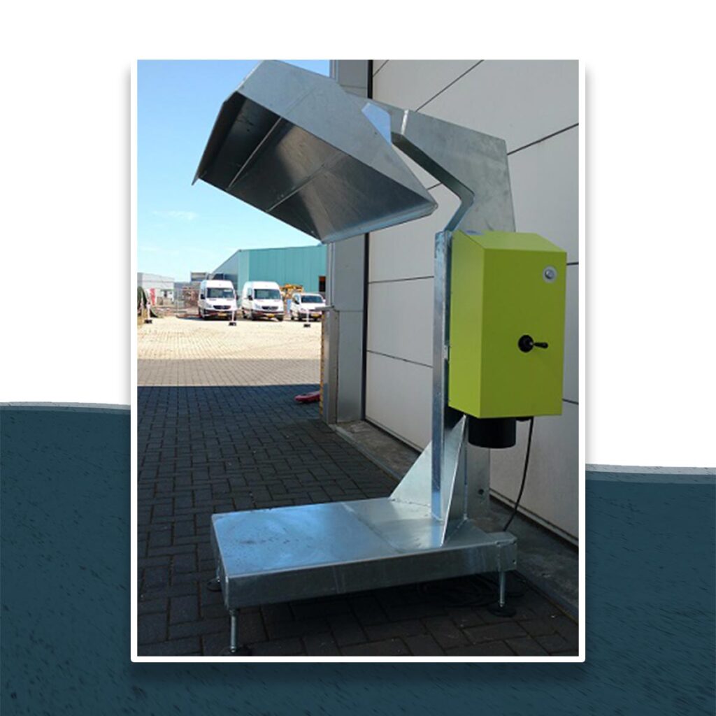 Alfa CP 1.0 - Hydraulische container afvalpers - Alfa Milieutechniek ...